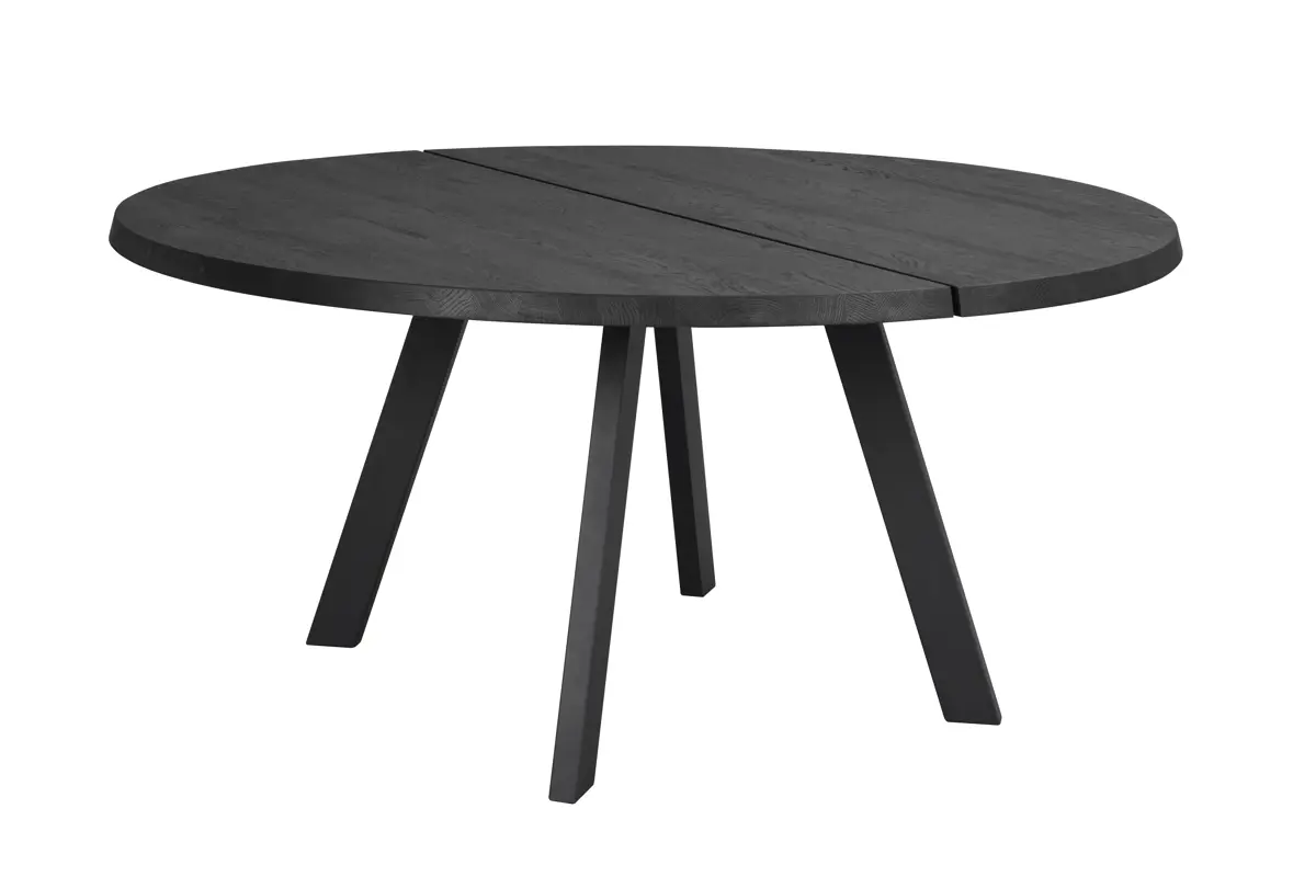 Fred dining table, Black, 160x160 cm | Rowico Home
