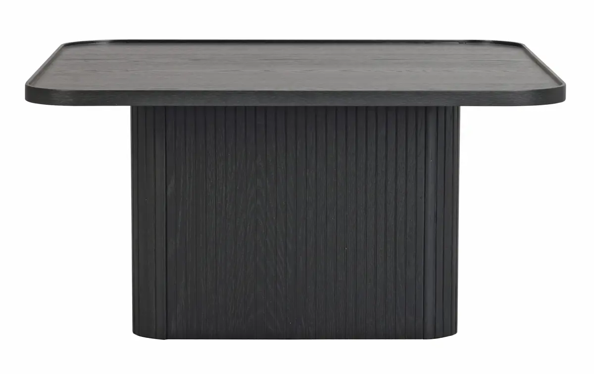 Sullivan coffee table, Black, 80x80 cm | Rowico Home