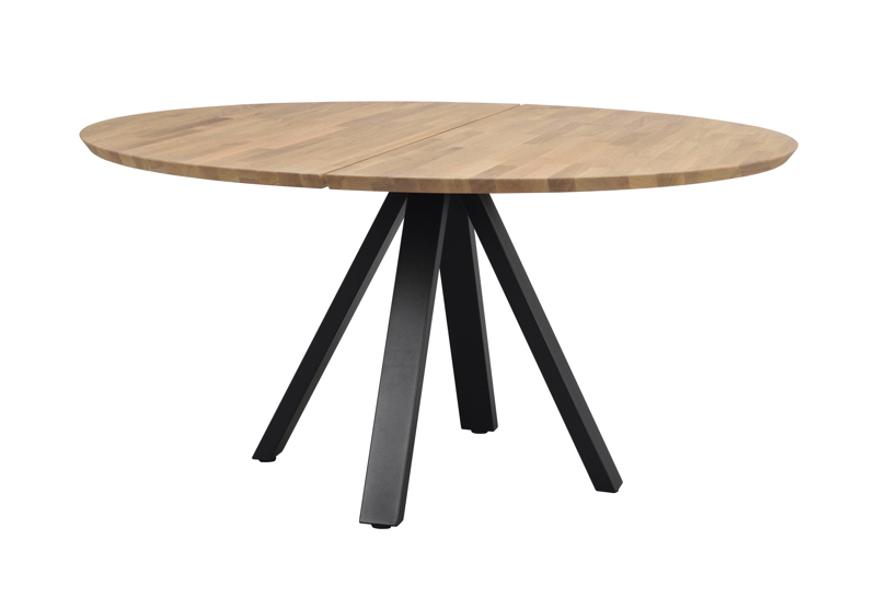 Carradale dining table Oak/black | Rowico Home