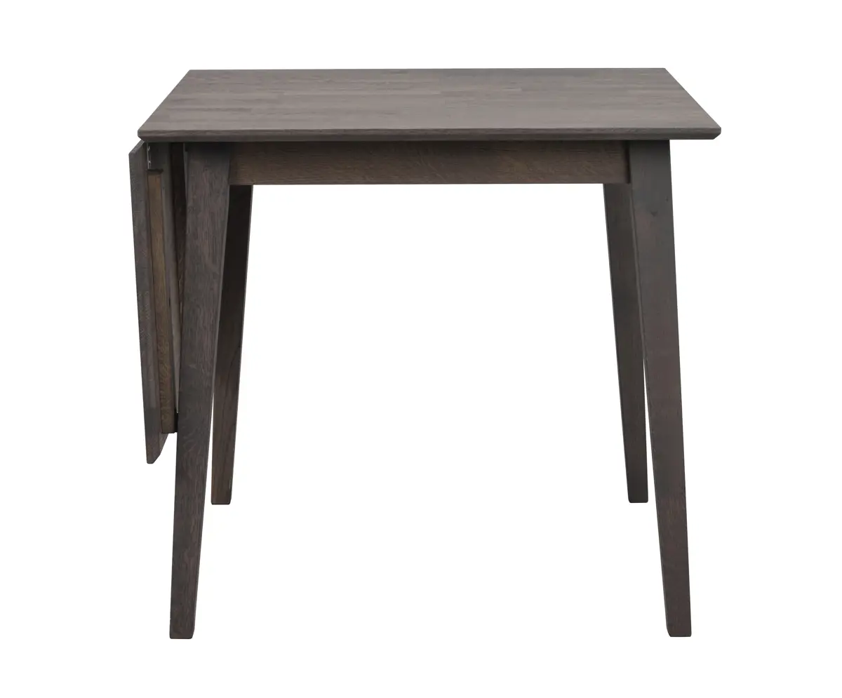 Filippa drop leaf table, Dark brown, 80x80 cm | Rowico Home