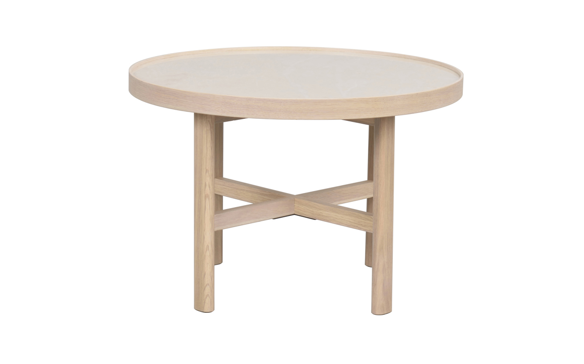 Marsden coffee table Beige/whitewash | Rowico Home