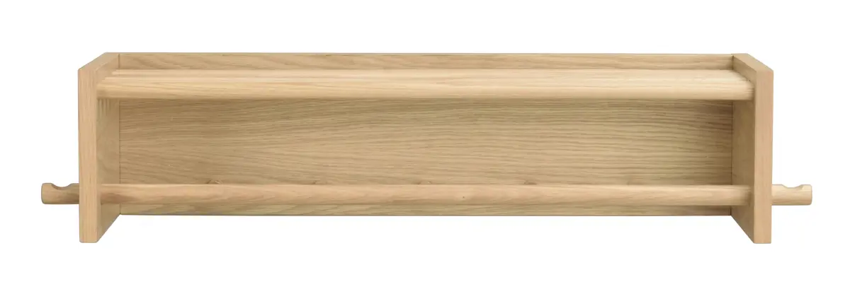 Hillmond hatthylla, Ek, 80x28x20 cm | Rowico Home