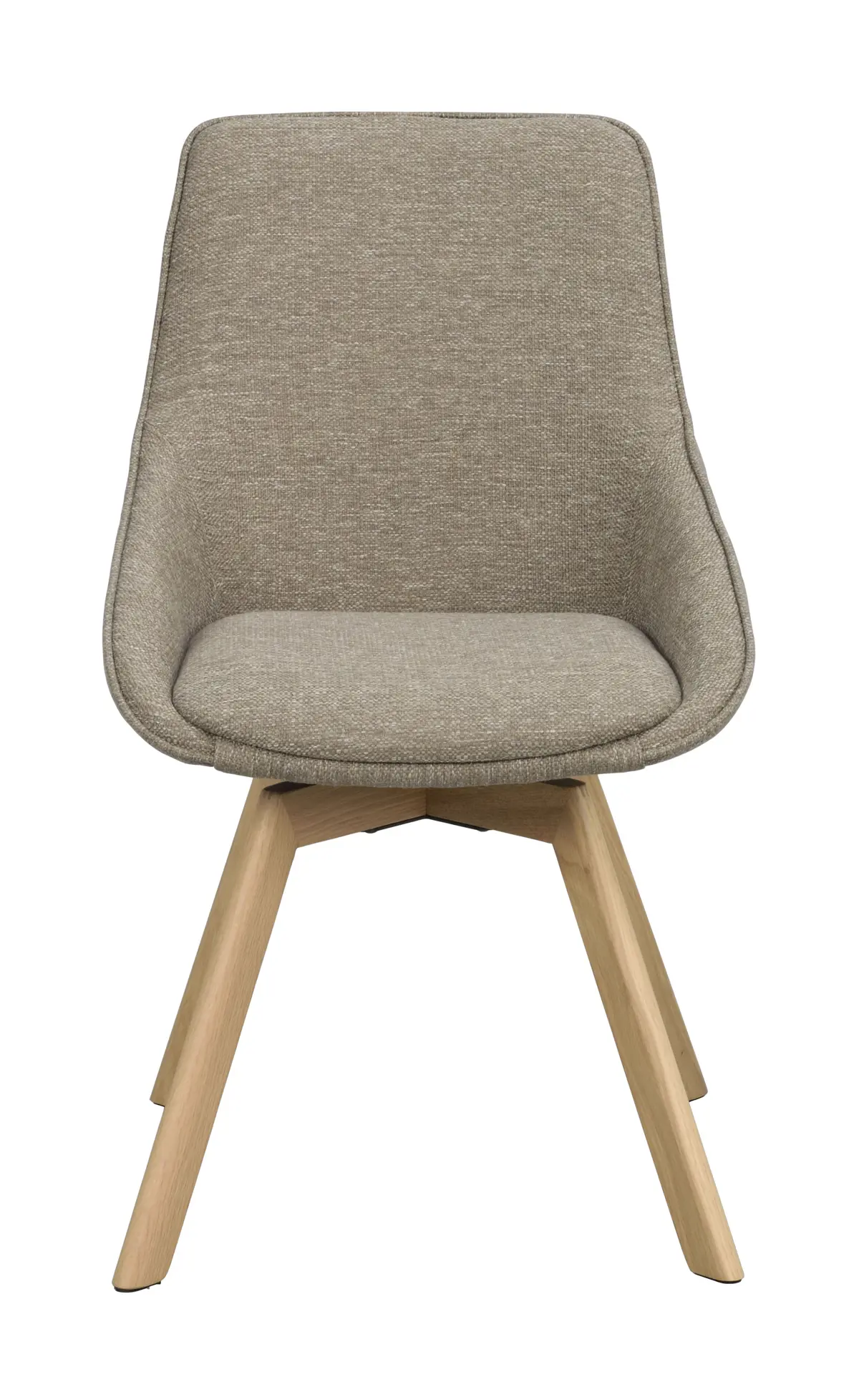 Alison chair, Swivel, Dark beige/oak | Rowico Home
