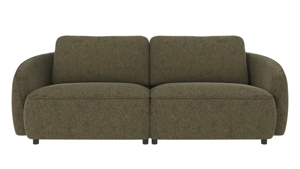 Norris 3-seater sofa, Brenda #77 green, 226x102x80 cm | Rowico Home