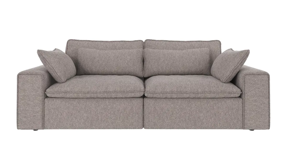 Rawlins 3-seater sofa, Alice #149 grey, 226x116x85 cm | Rowico Home