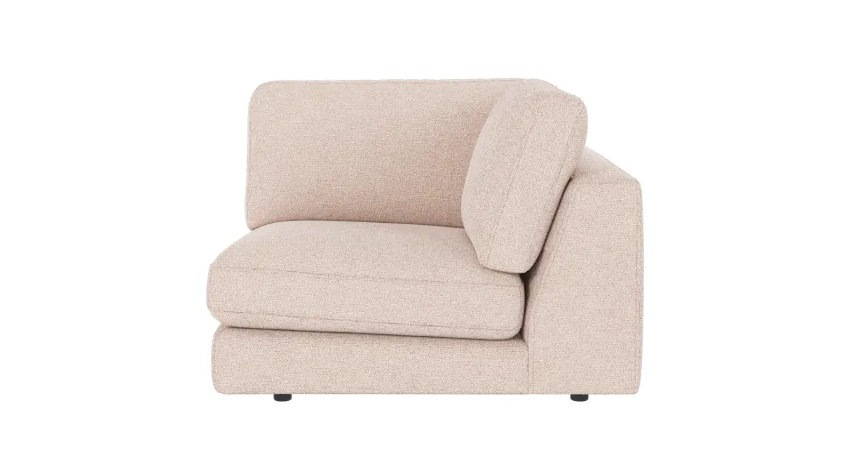 Duncan corner module, Max #01 light beige, 103x103x78 cm