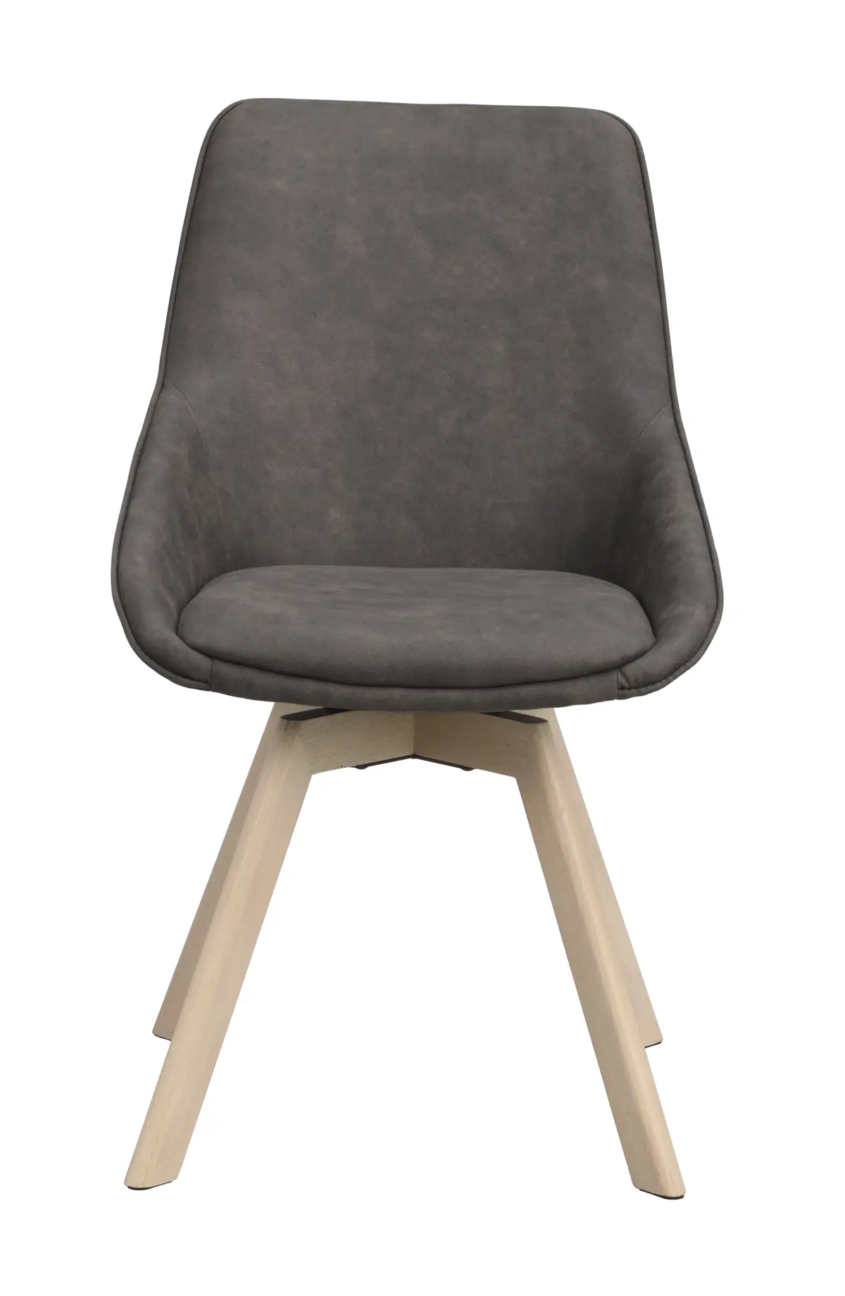Alison chair, Swivel, Dark grey/whitewash | Rowico Home