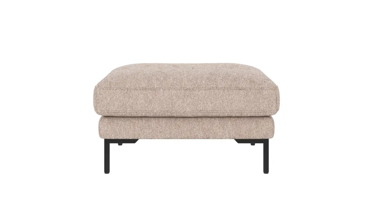 Corwin foot stool, Alice #01 light beige, 84x64x45 cm | Rowico Home