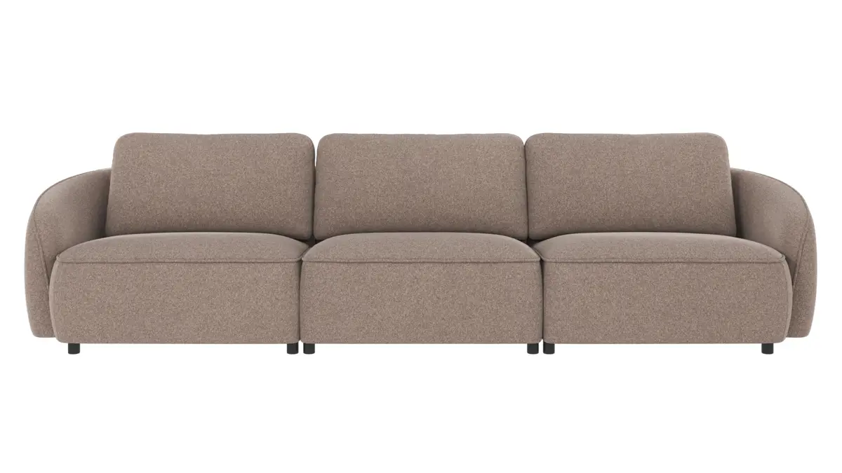 Norris 4-seater sofa, Brenda #34 beige, 319x102x80 cm | Rowico Home