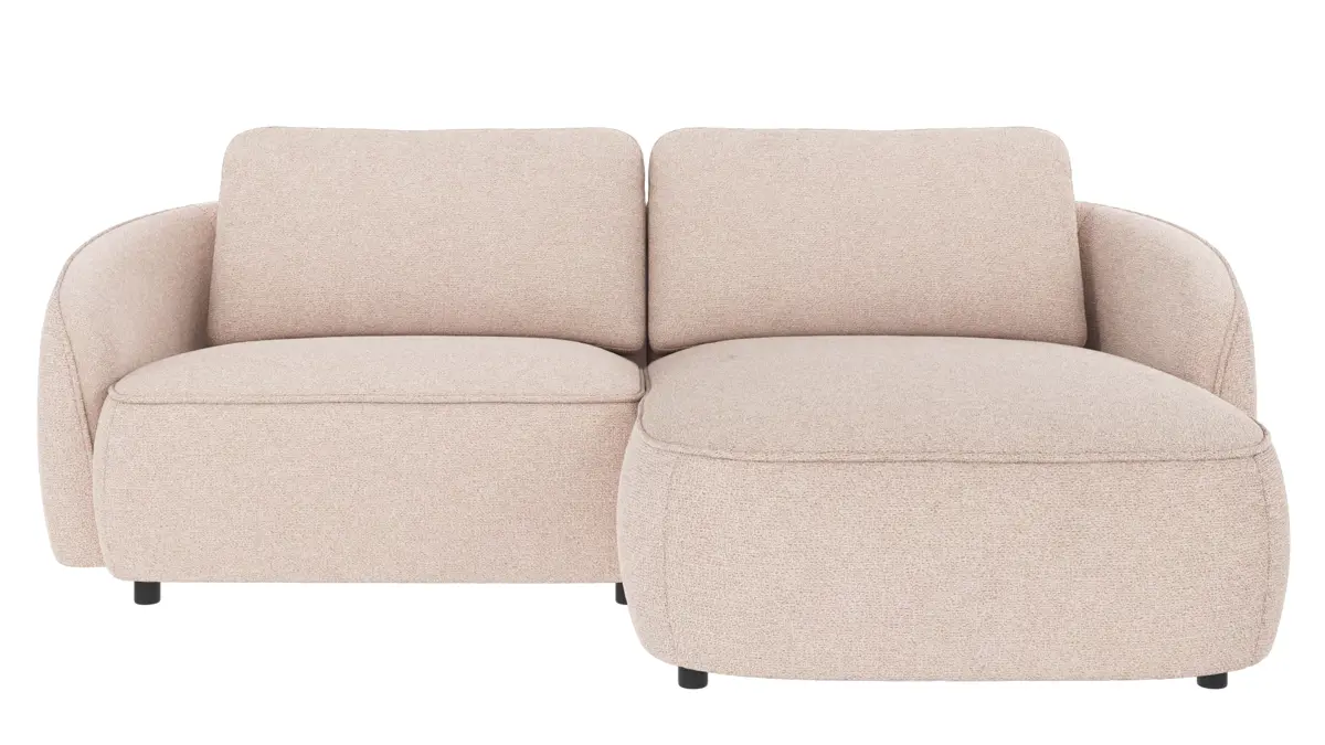 Norris 3-sitssoffa schäslong Höger, Max #01 ljusbeige, 226x162x80 cm | Rowico Home